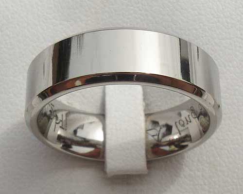Chamfered Plain Wedding Ring | LOVE2HAVE in the UK!